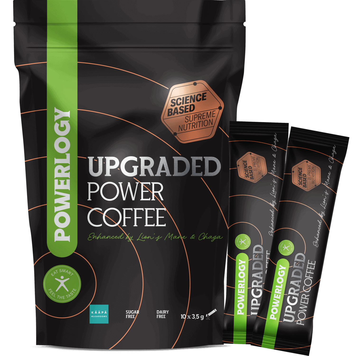 Powerlogy Upgraded Power Coffee 10 x 3,5 g • POWERLOGY